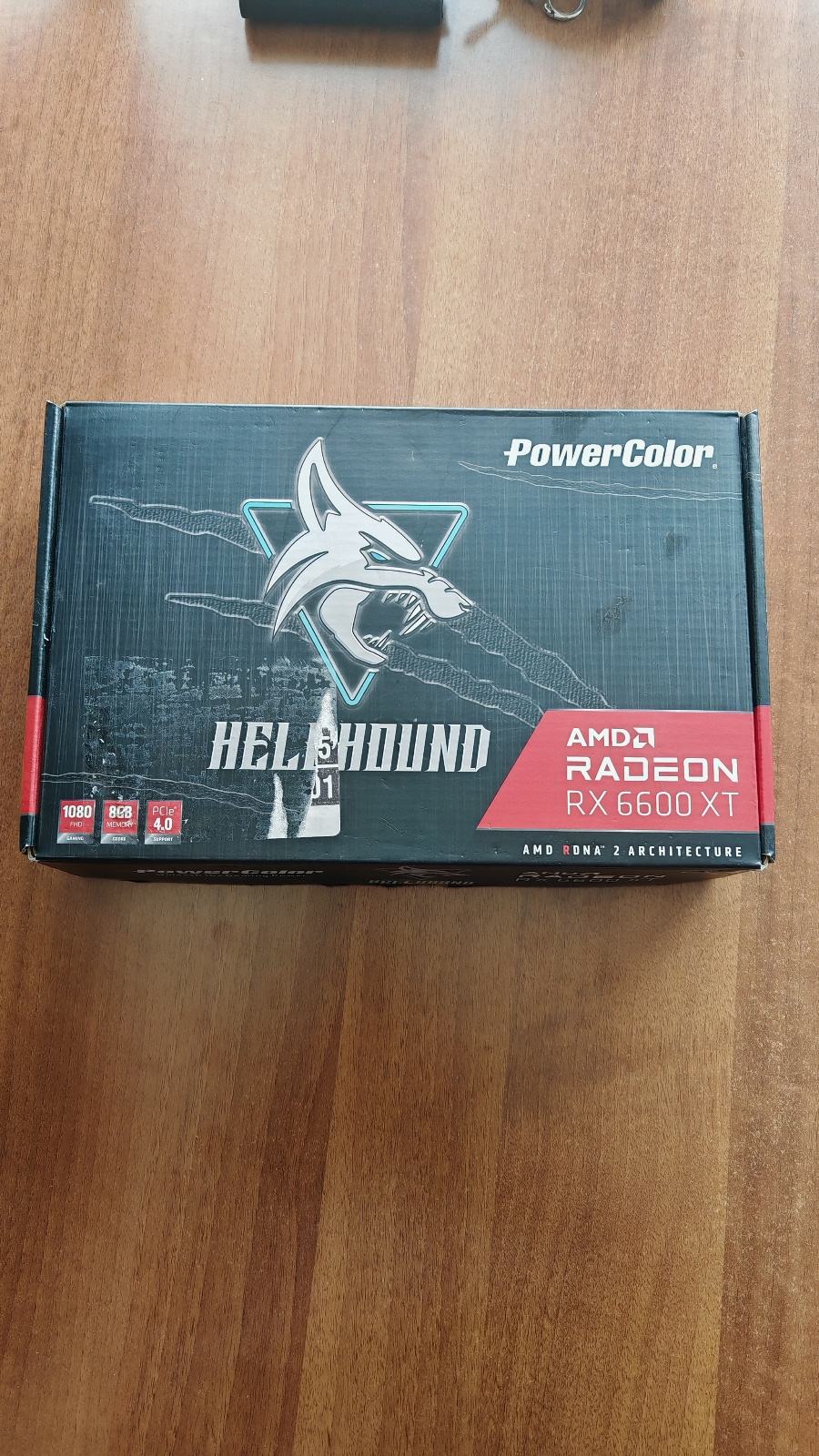 amd radeon powercolor hellhound 6600xt