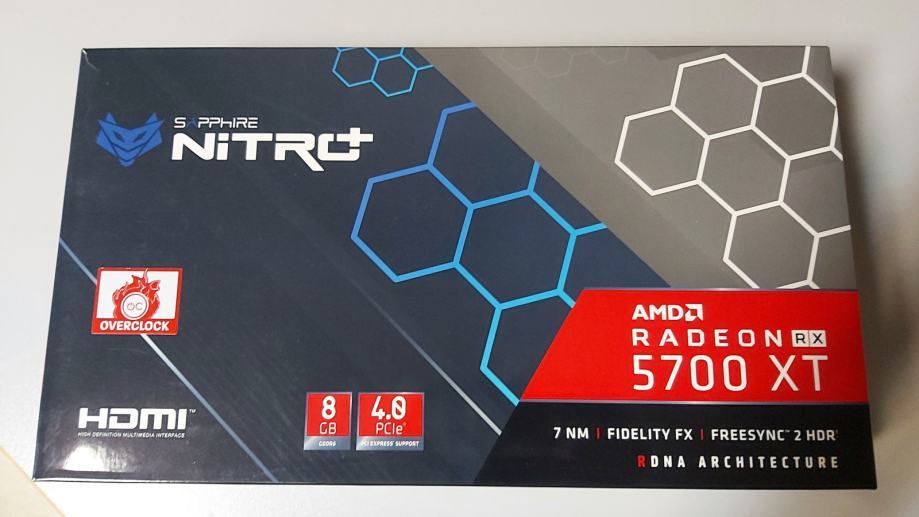 AMD Radeon RX 5700XT Sapphire Nitro Plus, 8GB, GARANCIJA
