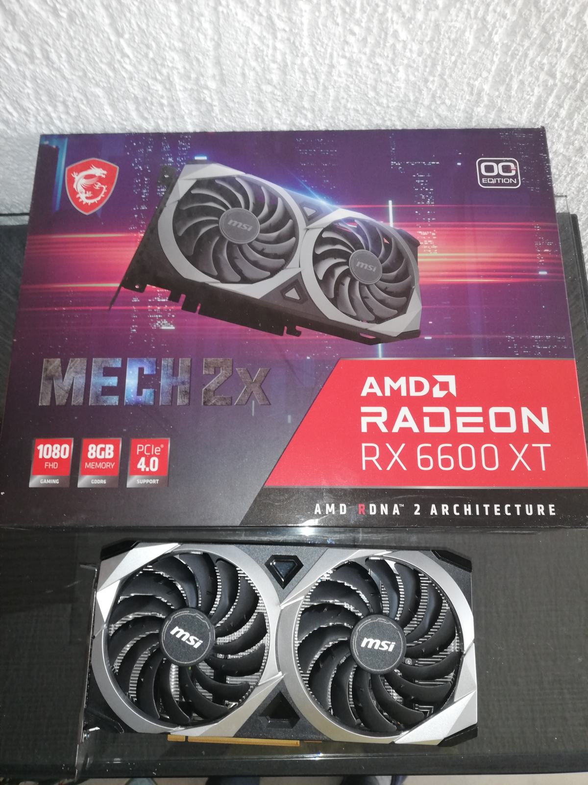 AMD Radeon RX 6600 XT MSI MECH 2X 8G OCV1