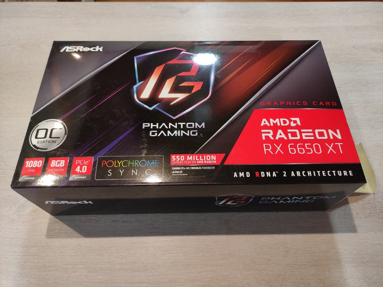 AMD Radeon RX 6650 XT Phantom Gaming D 8GB OC