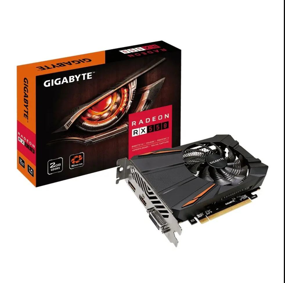 AMD Radeon RX550 2GB Gigabyte