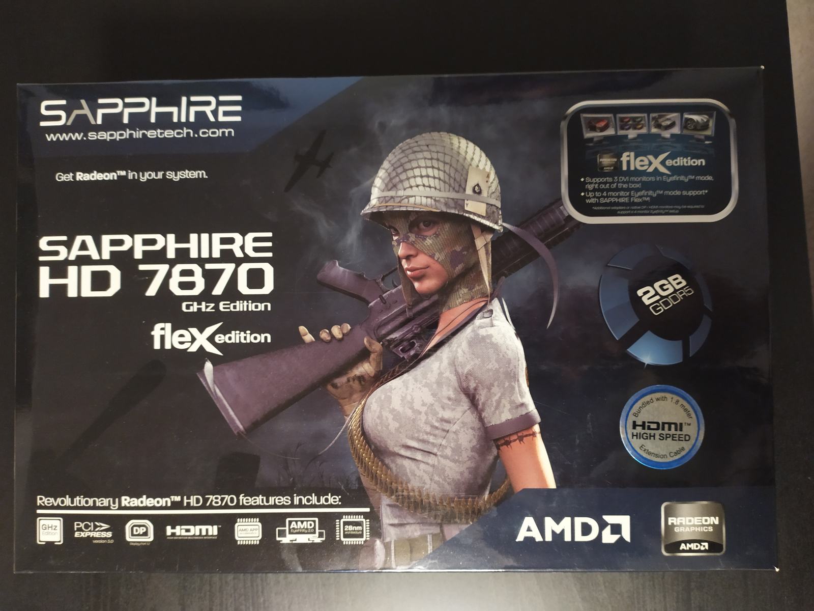 AMD Radeon Sapphire HD 7870 FleX GHz Edition
