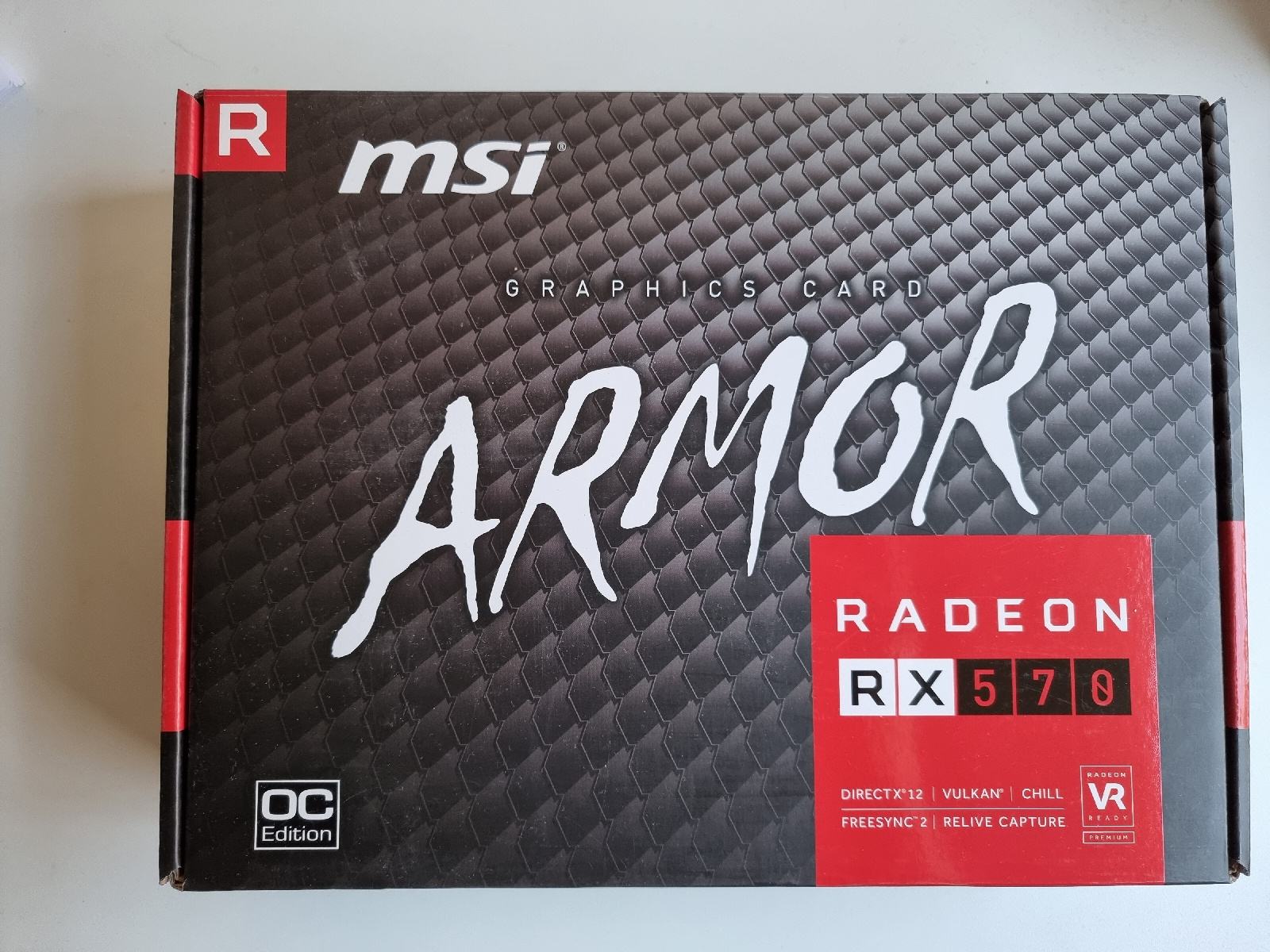 AMD RX 570 8GB, Msi Armor OC