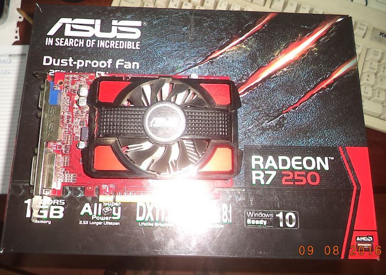 ASUS AMD Radeon R7 250 1GB GDDR5 128-bit DX12 PCI-E grafička - garanci