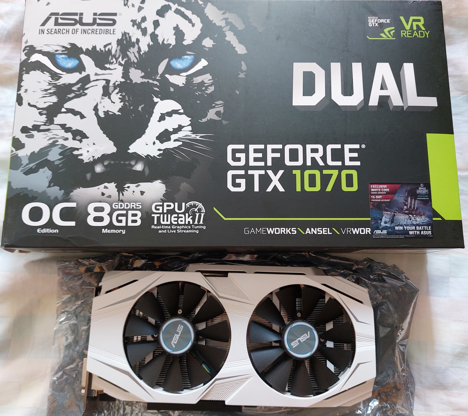 Asus Dual GTX 1070