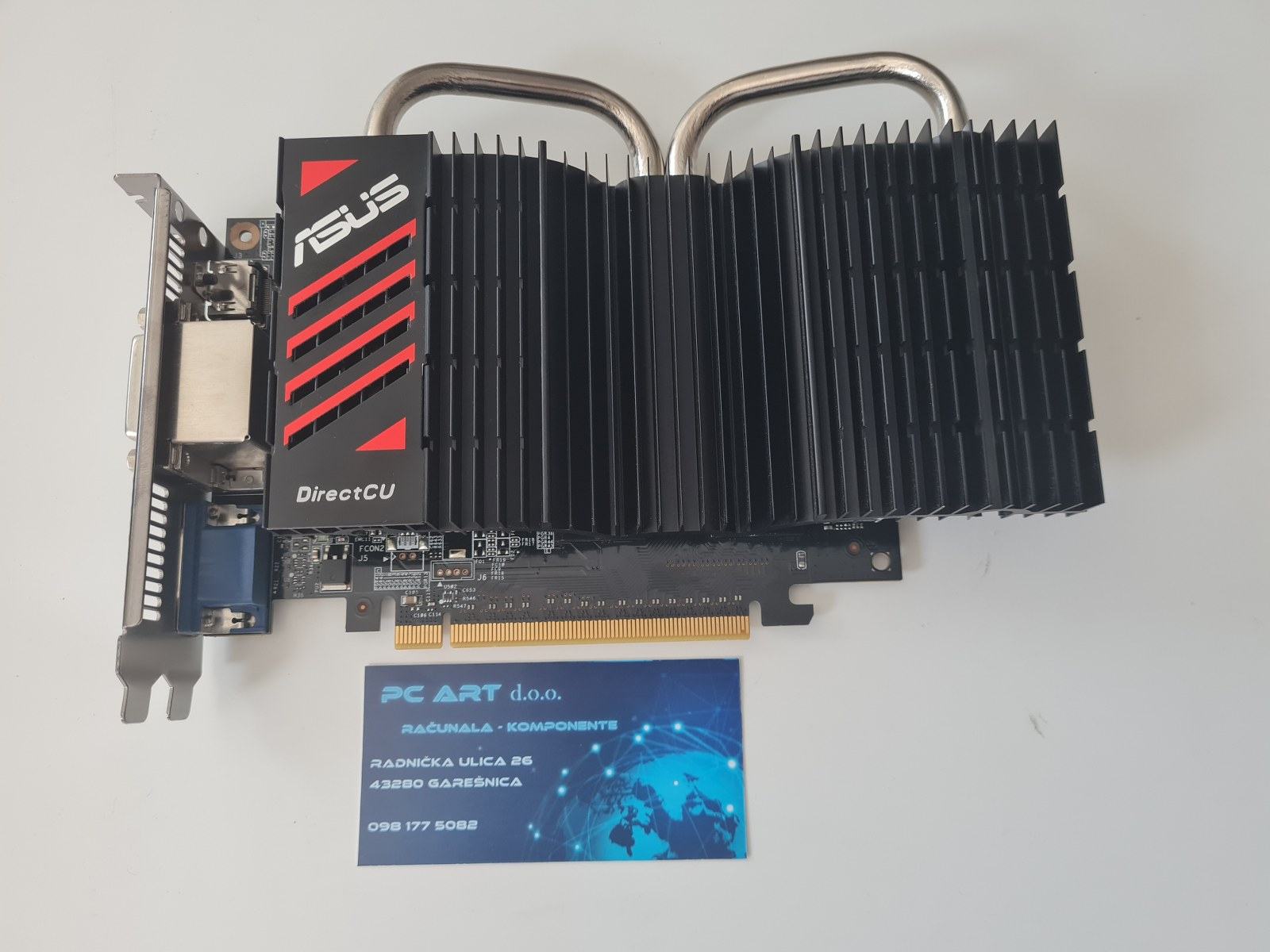 ASUS GeForce GT 640 DirectCU Silent , 2GB 128 Bit - VGA/DVI/ HDMI - R1