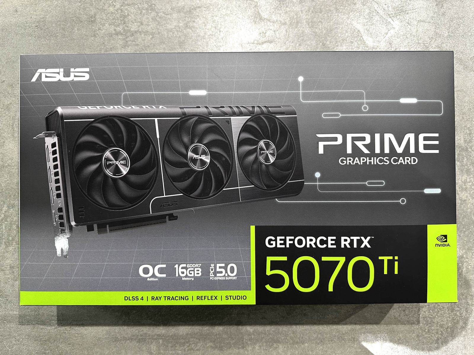 NOVO - ASUS GeForce RTX 5070 Ti Prime OC 16GB GDDR7