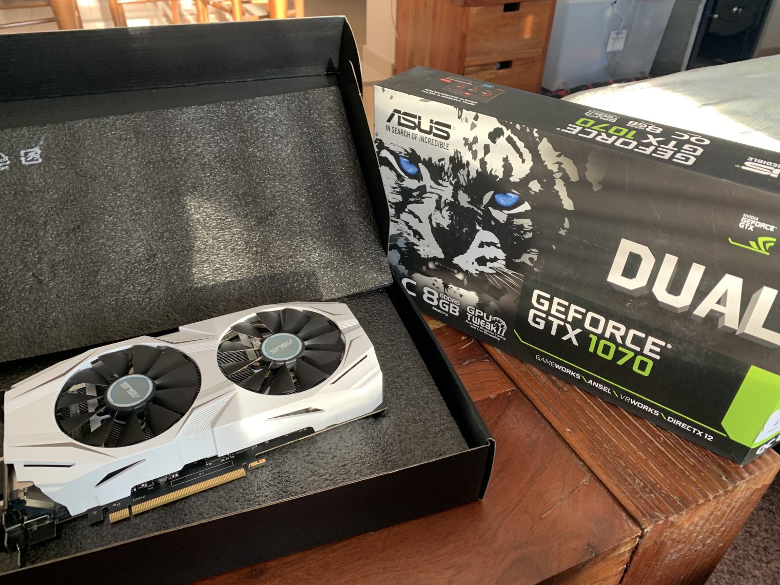 ASUS GTX 1070 Dual OC Edition kao nova