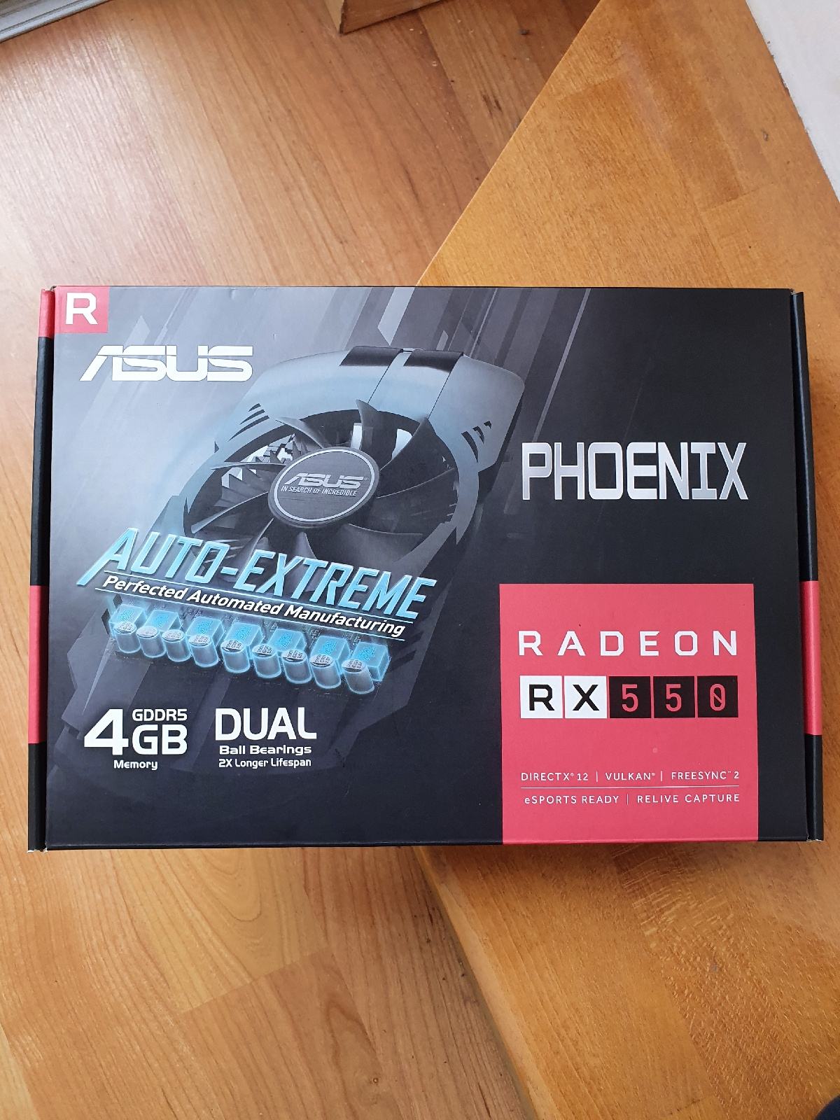 ASUS PHOENIX RX 550 4GB-EVO