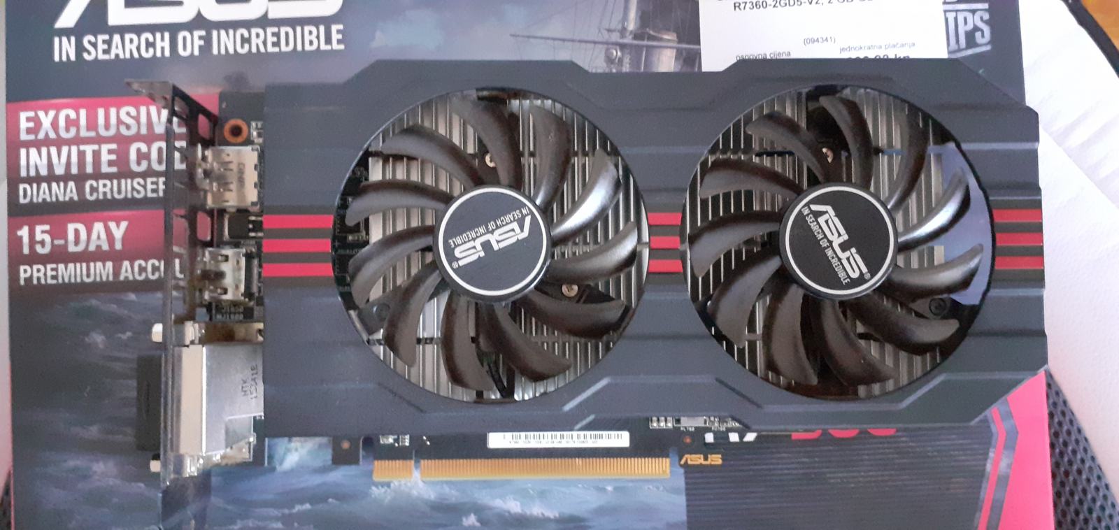 ASUS R7 360 OC 2GD5 V2