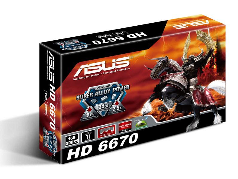 ASUS Radeon 6670 1GB DDR5 grafička kartica (SPLIT)