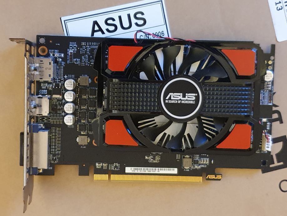 Asus Radeon RX 550, 2GB GDDR5, PCI-E 3.0