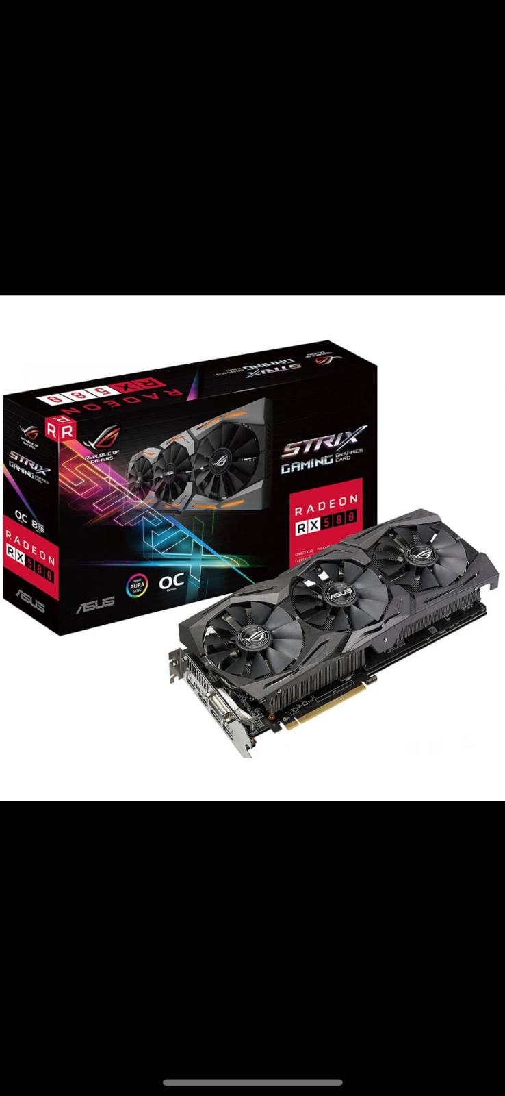 ASUS Radeon RX 580 STRIX OC, 8GB GDDR5