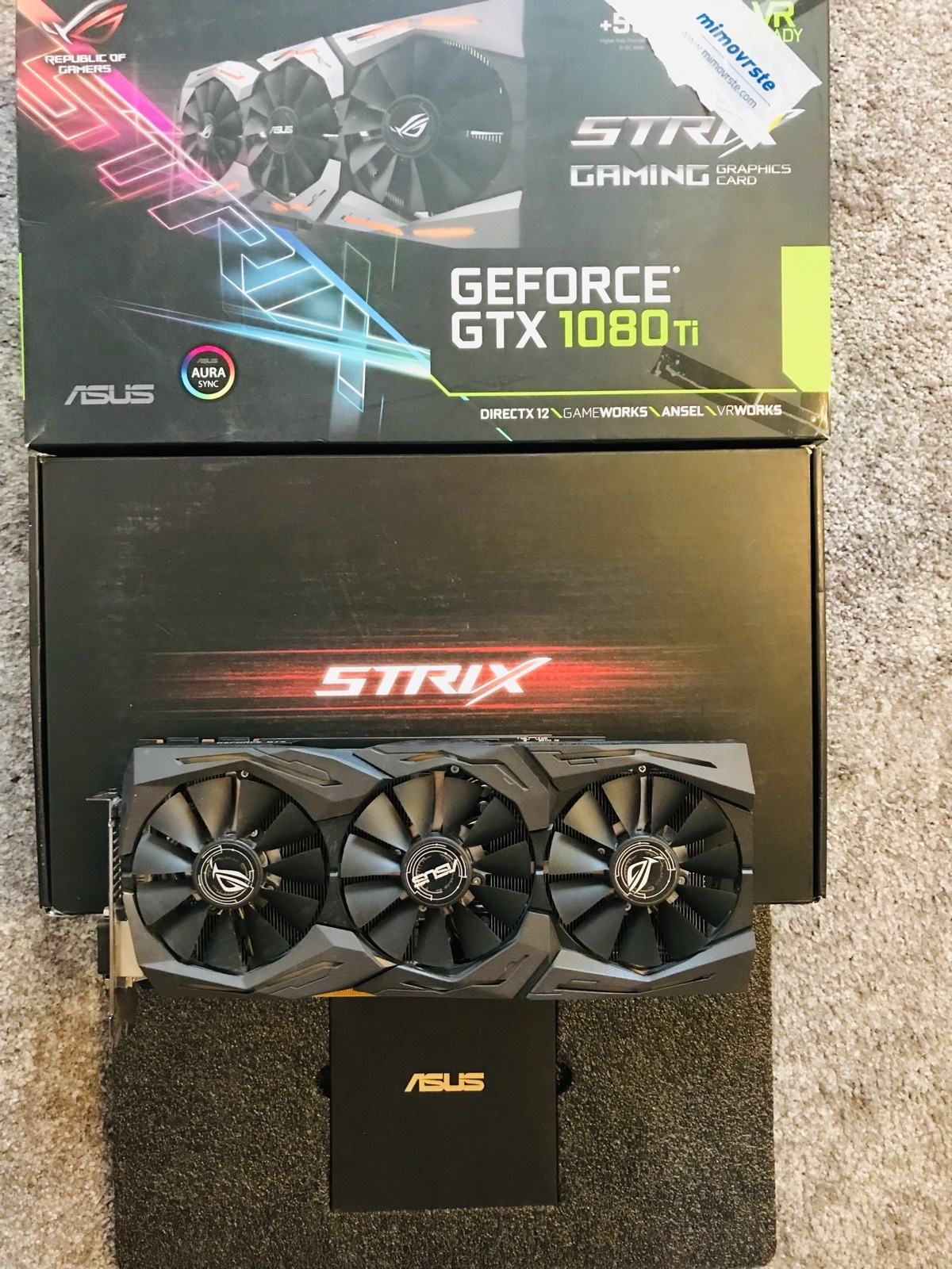 Asus Rog Strix 1080TI 11GB 1080 TI