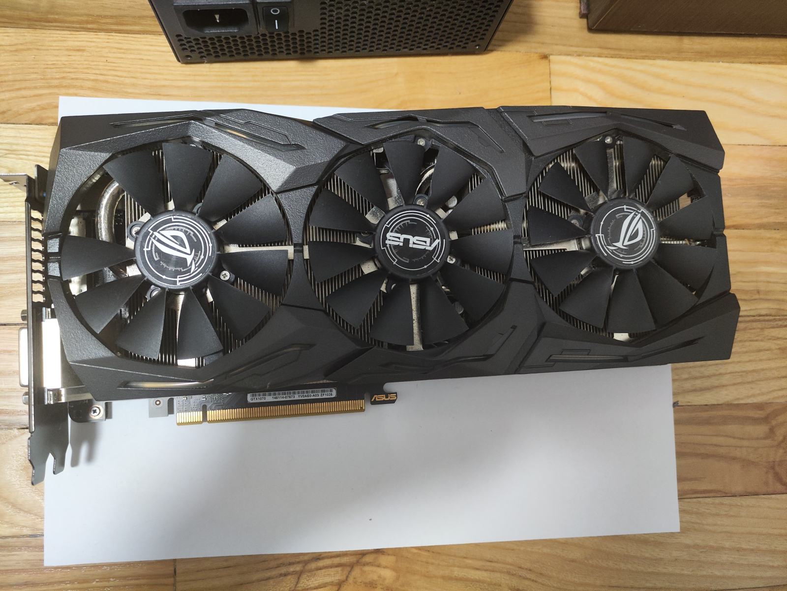 Asus rog strix gtx 1070 8GB
