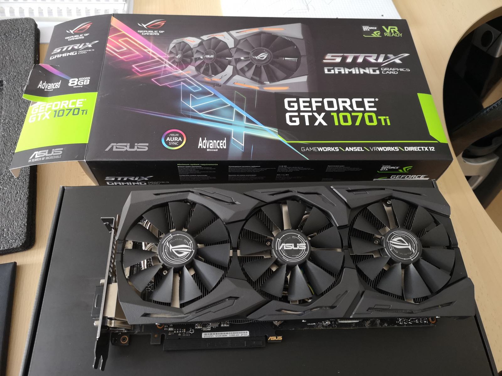 Asus Rog Strix GTX 1070 Ti Gaming