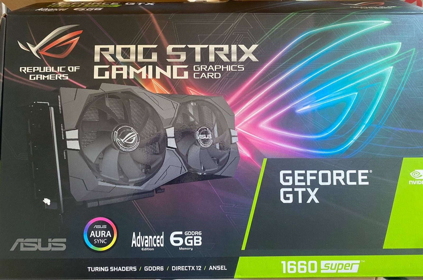 Asus Rog Strix GTX 1660 Super