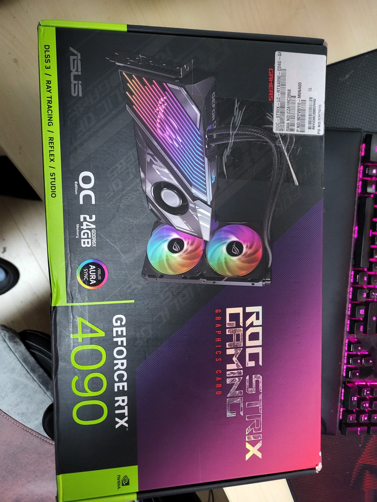 ASUS ROG STRIX LC RTX 4090 24GB OC GDDR6X