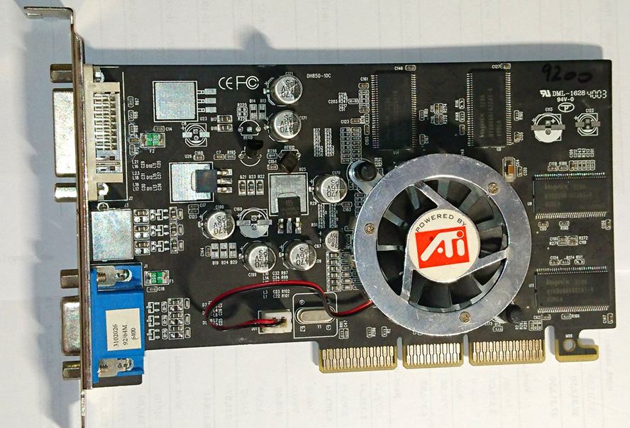 ATI Technologies Radeon 9200 128MB DDR AGP 8x video grafička kartica