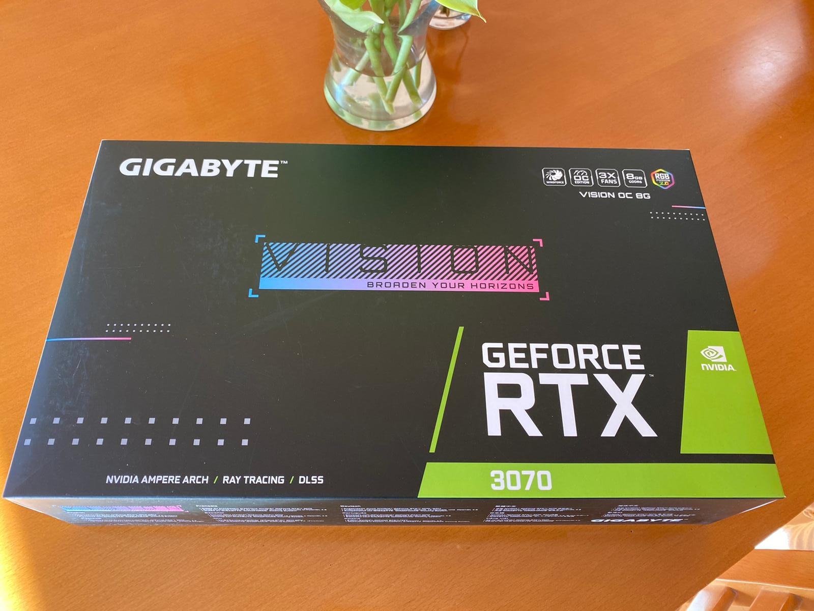 GeForce RTX™ 3070 VISION OC 8G - NOVO