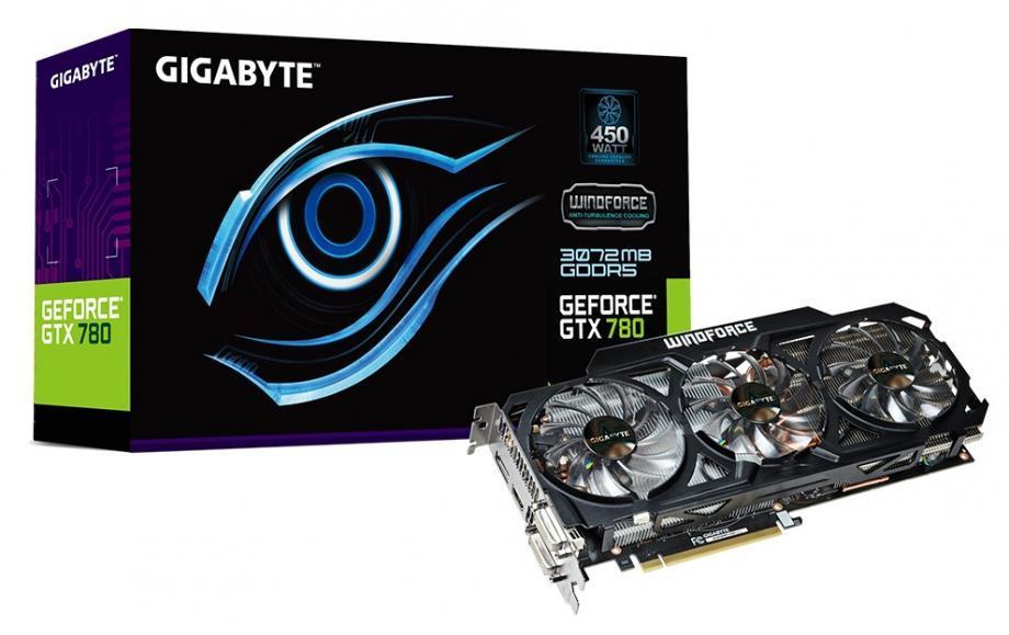 Gigabyte GeForce GTX 780 WindForce3x OC3Gb 384-bit (GeForce GTX Titan)