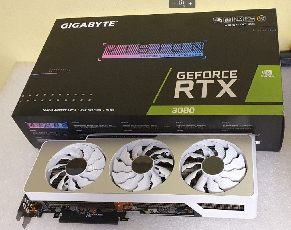 Gigabyte GeForce RTX 3080 VISION OC 10G 10GB GDDR6X grafička garancija