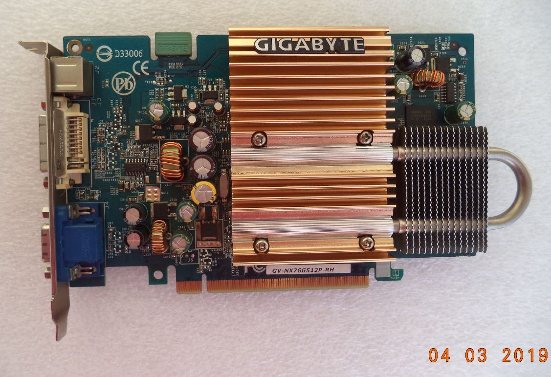 Gigabyte NVIDIA GeForce 7600 GS 512MB 128bit PCI-E grafička kartica