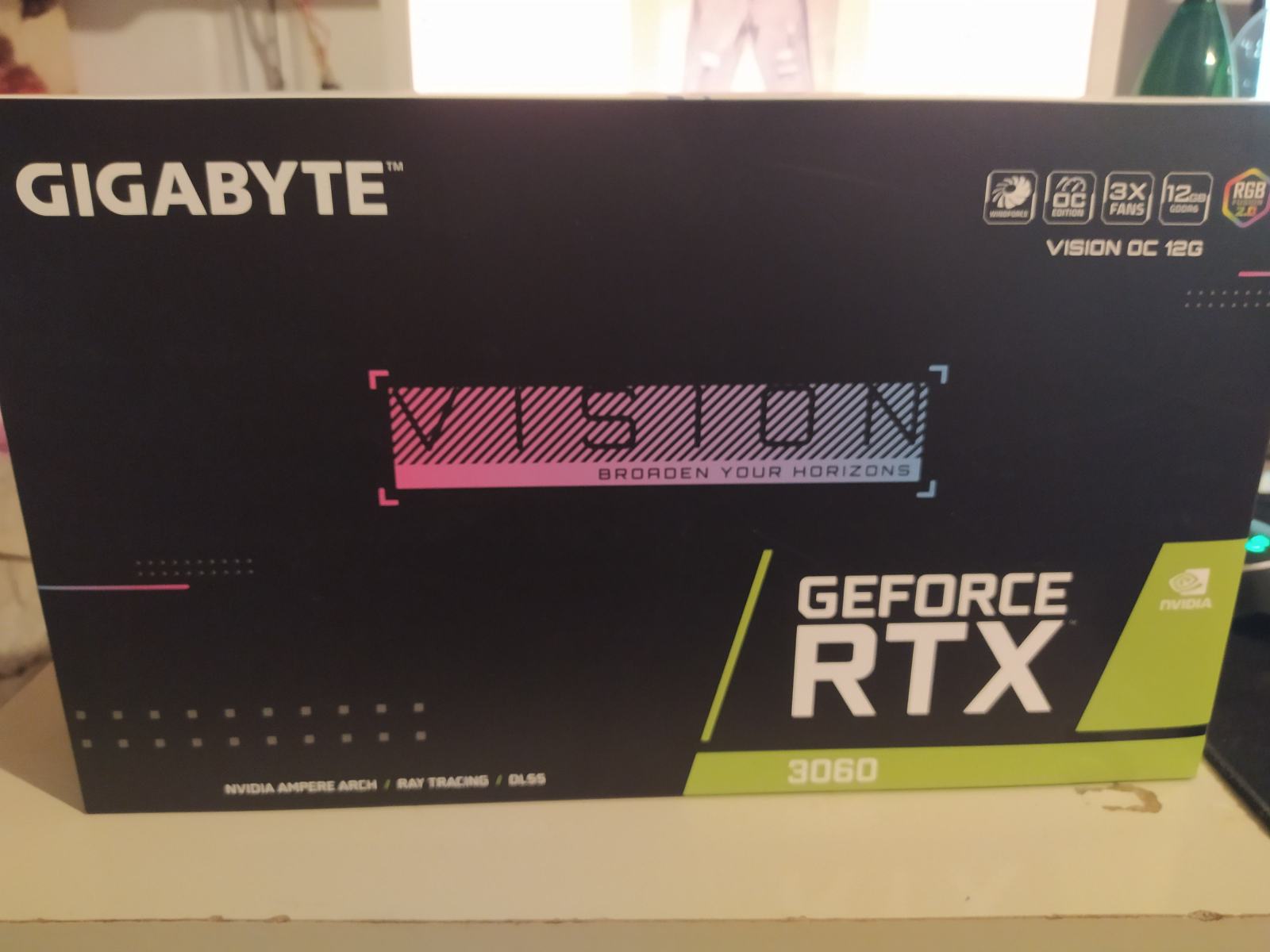 NOVO - Gigabyte RTX 3060 OC VISION 12 GB