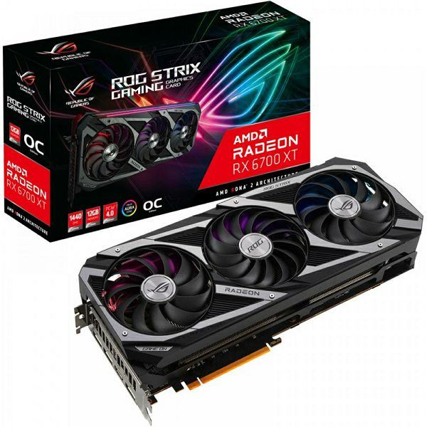 Grafička Asus AMD Radeon ROG Strix RX6700XT, 12GB GDDR6