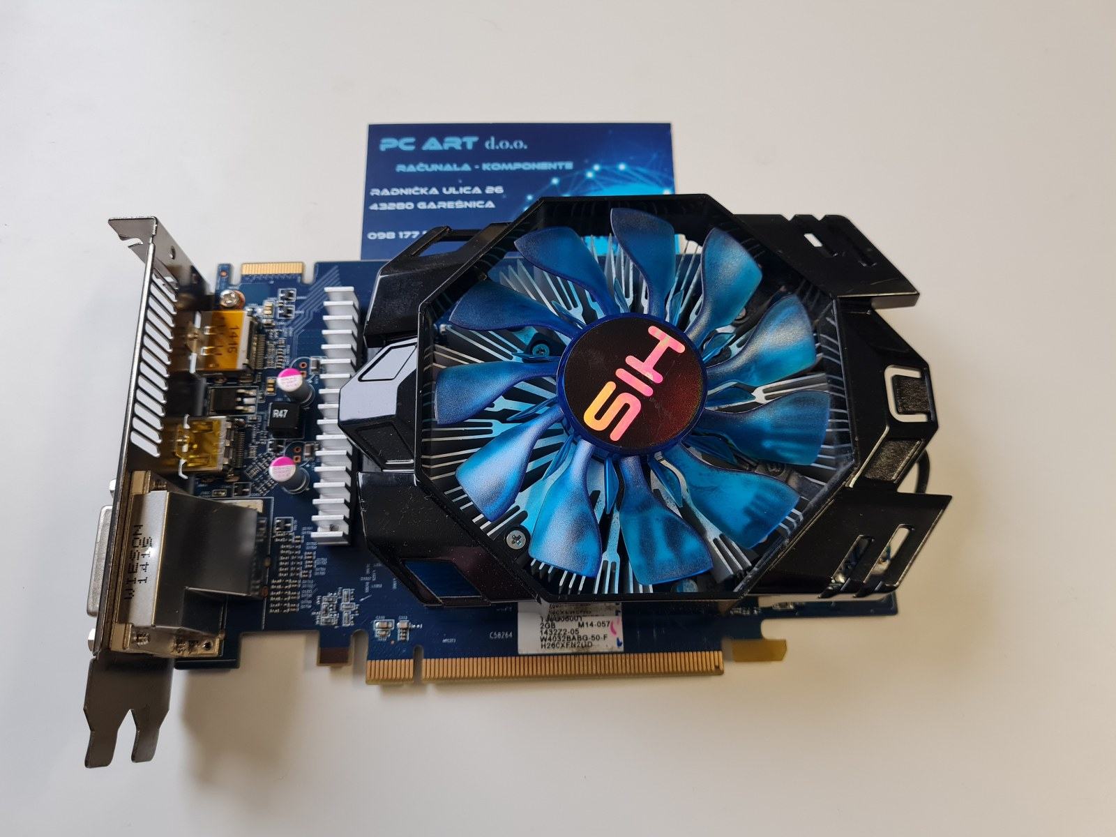 HIS ATI Radeon R7 260X 2GB, GDDR5, PCI-E, DVI, HDMI, DP - Račun / R1