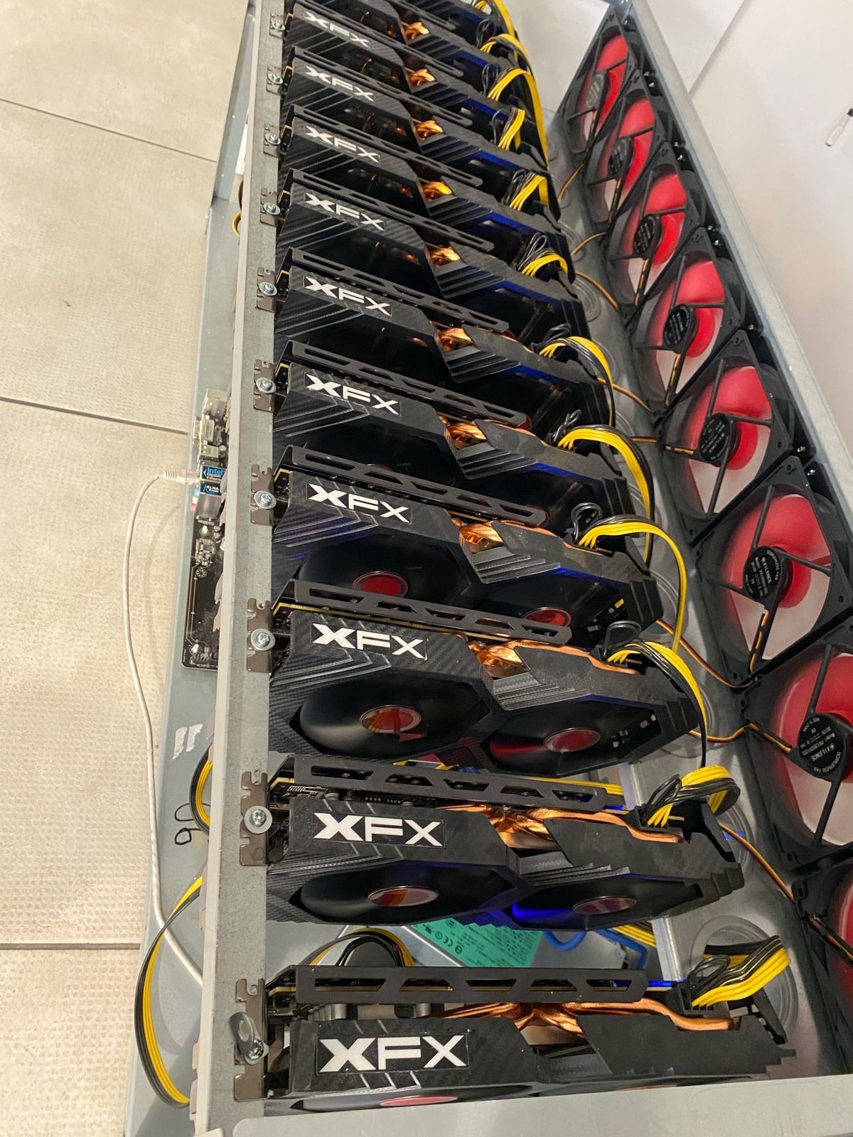 Mining Rig 12*RX580 8gb,novo,garancija,R1 racun