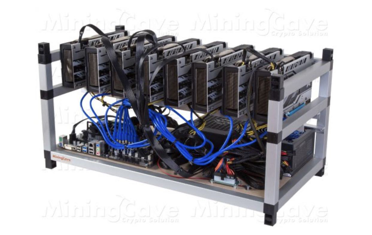 MINING RIG 9*RTX 2060 6gb, 300mHsNOVO,ETH