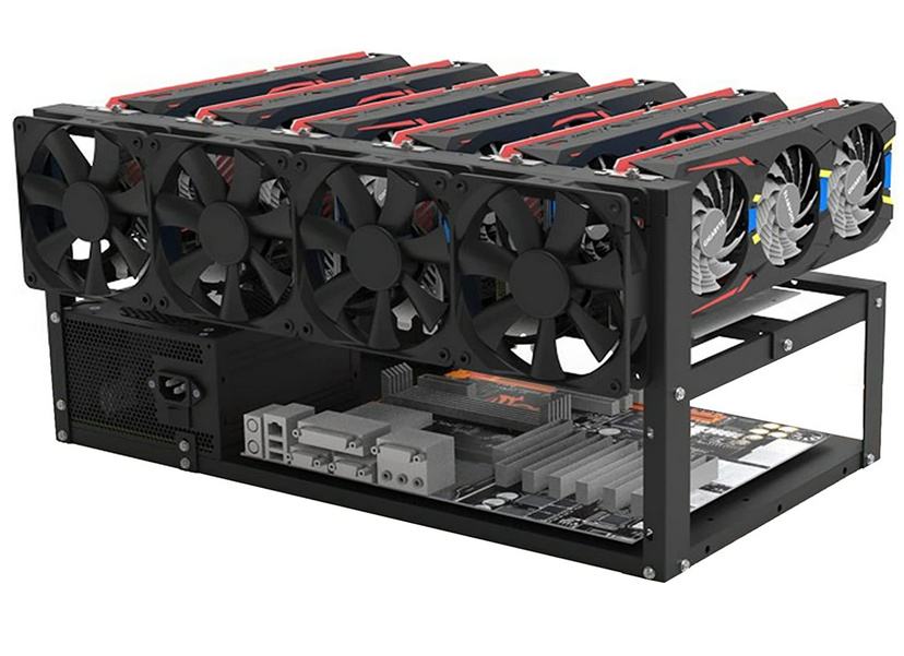 Mining rig 6x 3060 ti Gigabyte Eagle OC 8gb