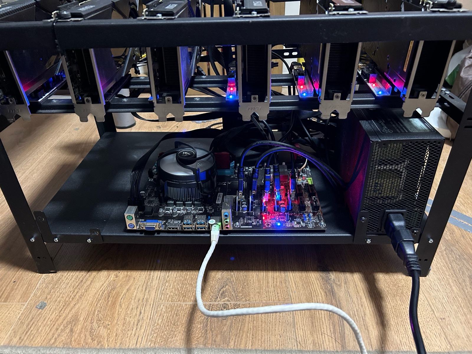 RIG - 6x GPU Nvidia CMP 50HX (mining specialised)