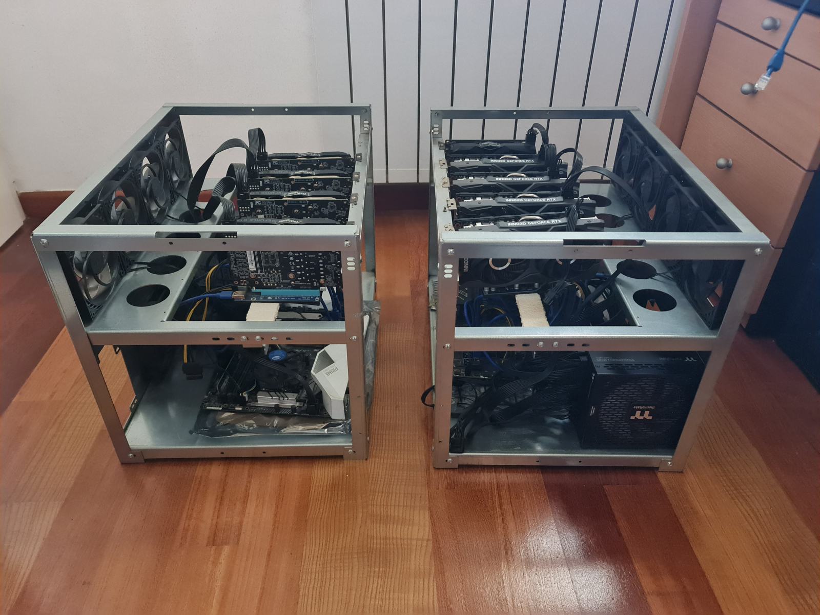 Mining RIG nVidia RTX 2060 TWIN X2 6GB GDDR6 4 kom, GTX 1660 SUPER 6GB
