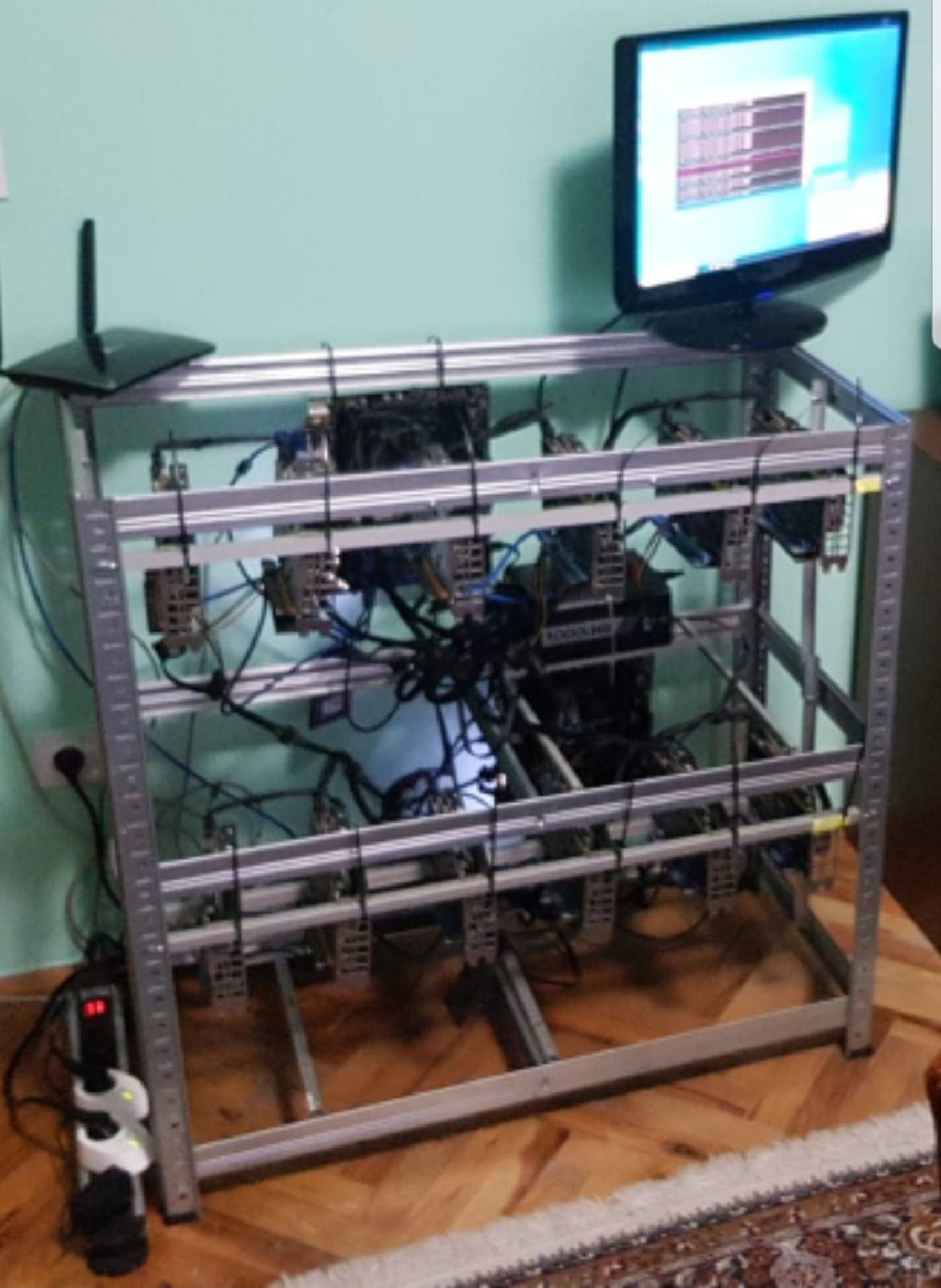 Mining Rig 12X P106-100 6GB (288mhs)