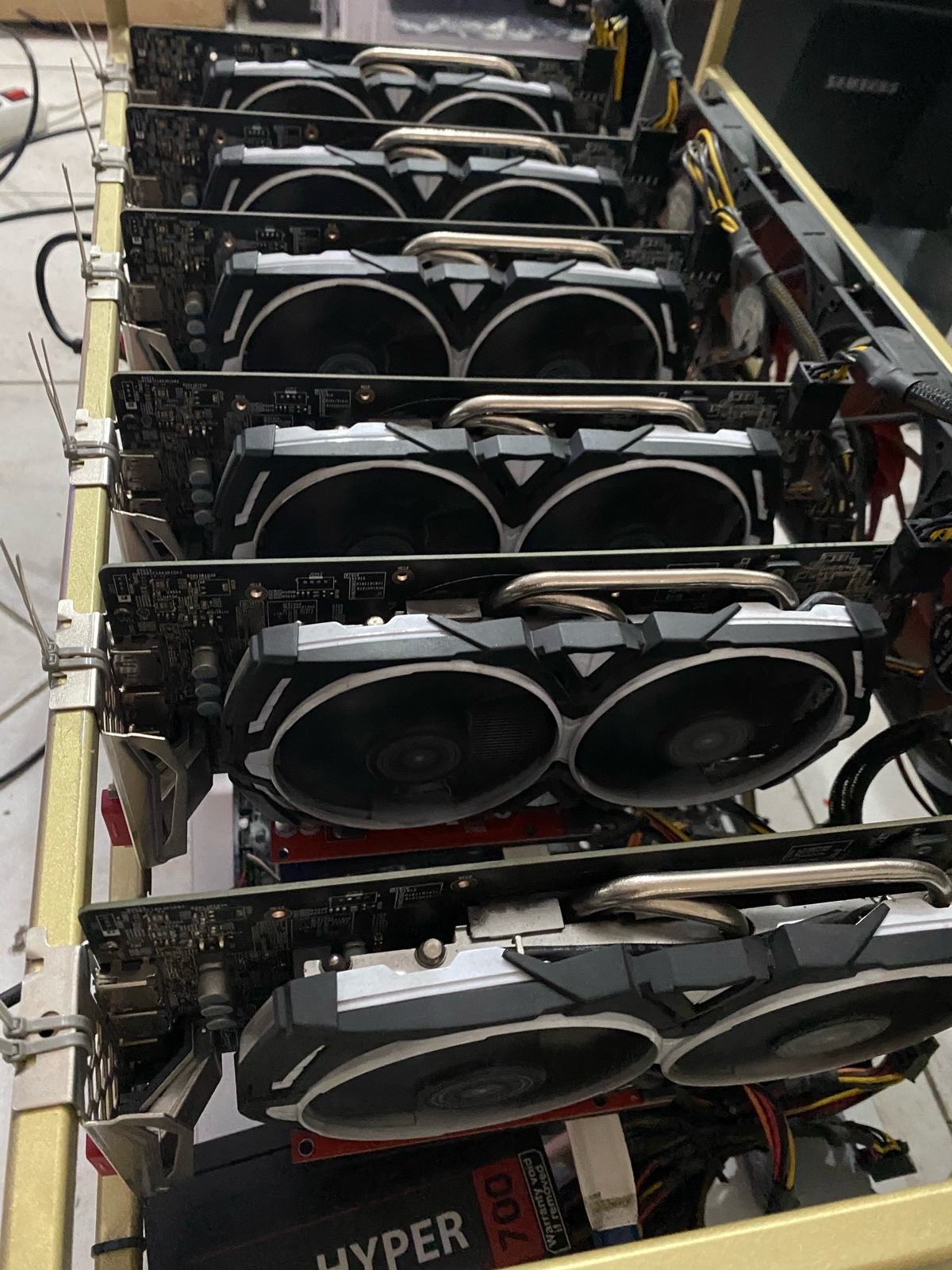 MINING RIG RX580 msi 8gb,180mHs,ETH