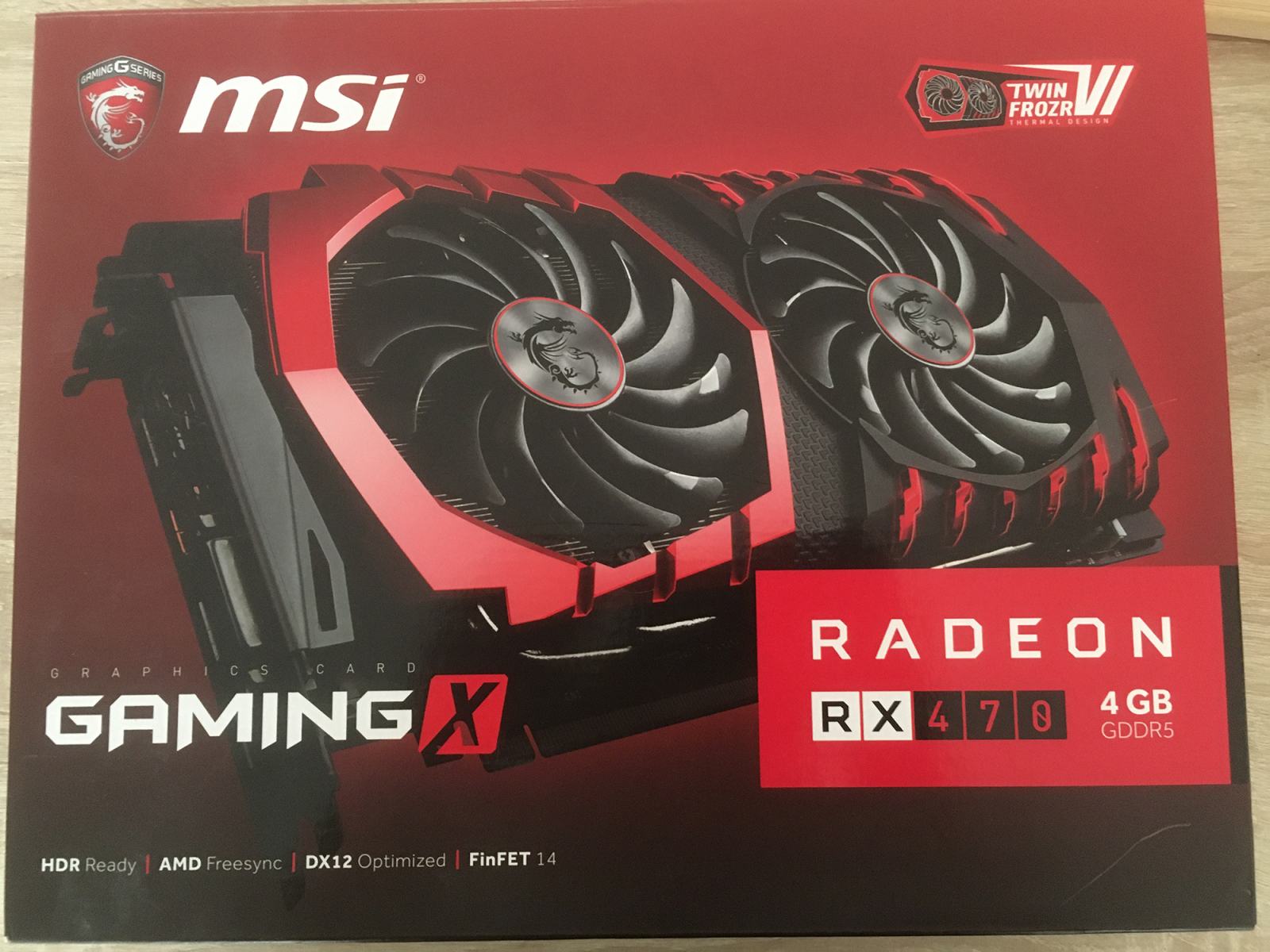 MSI AMD Radeon RX 470 GAMING GDDR5 4GB/256bit