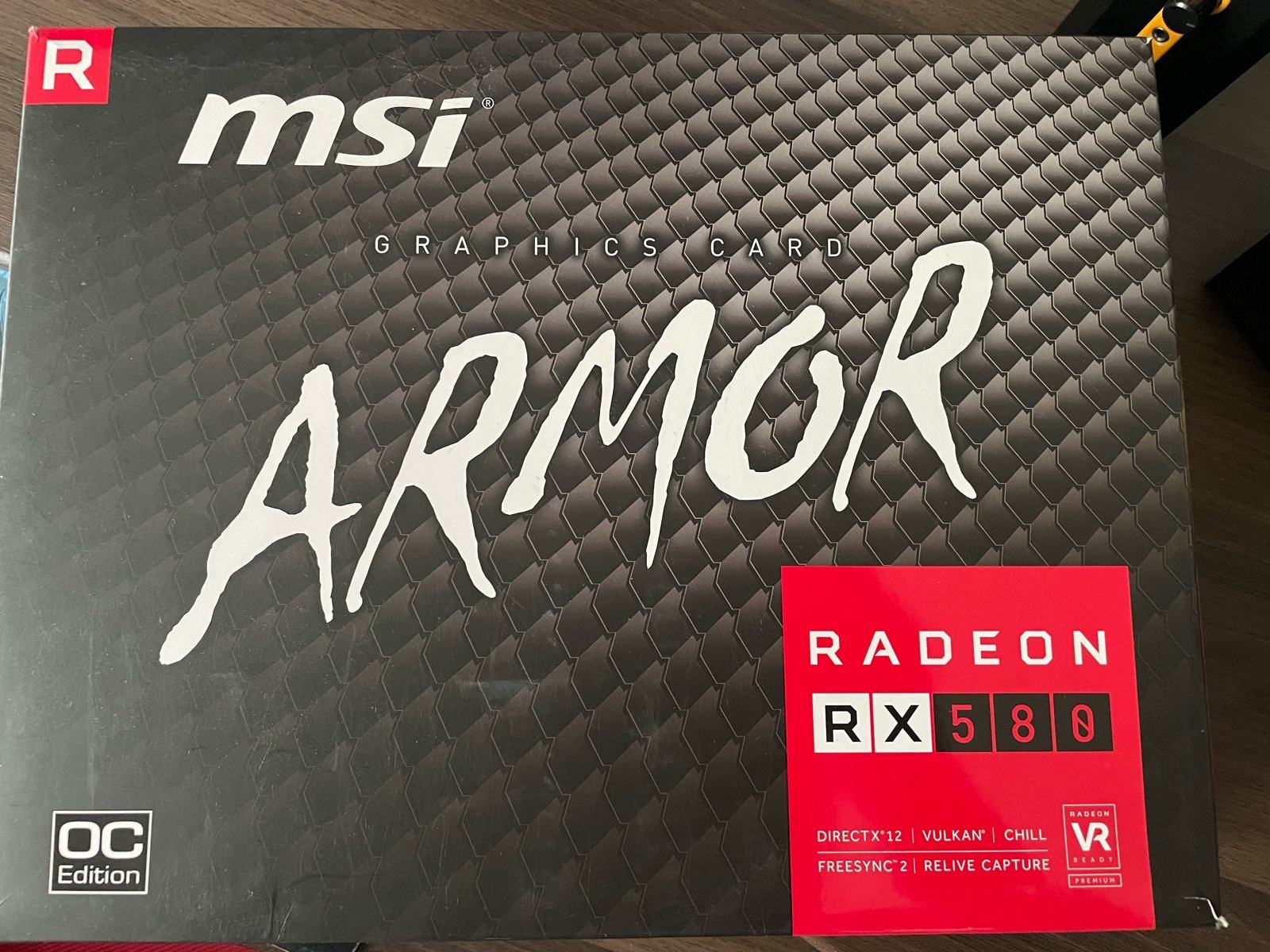 Msi armor rx 580 8gb