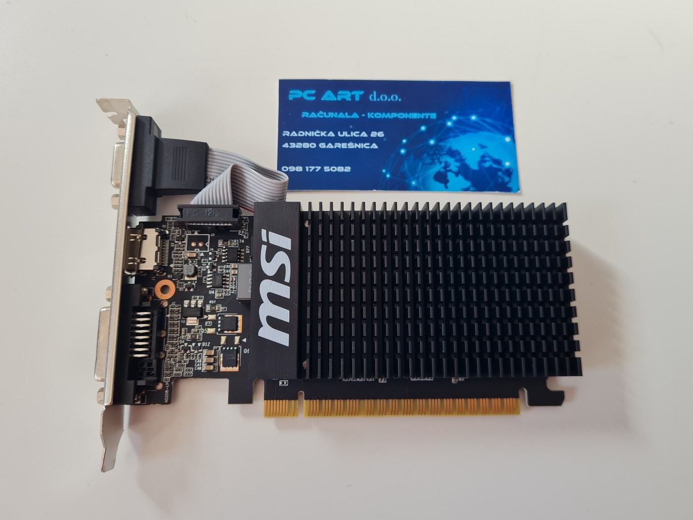 MSI GeForce GT 710 2GB, PCI-E, HDMI, DVI, VGA - Račun / R1 / Jamstvo