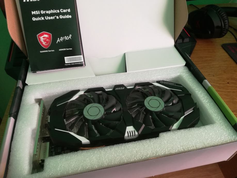 MSI GeForce GTX 1060 6GT OC 6GB GDDR5 192-bit DX12 PCI-E