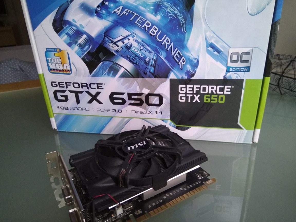 MSI GeForce GTX 650 1GB GDDR5 OC Edition