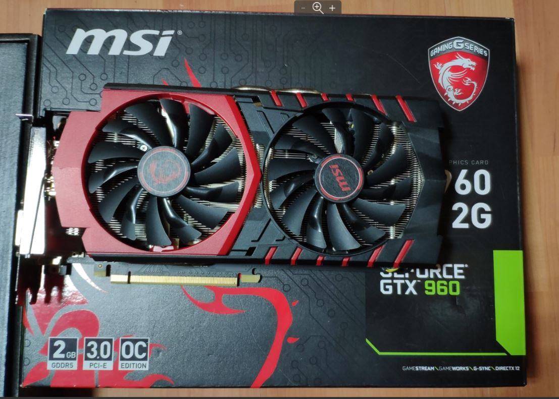 MSI GeForce GTX 960 Gaming 2G OC 2GB GDDR5 128-bit DX12 PCI-E grafička