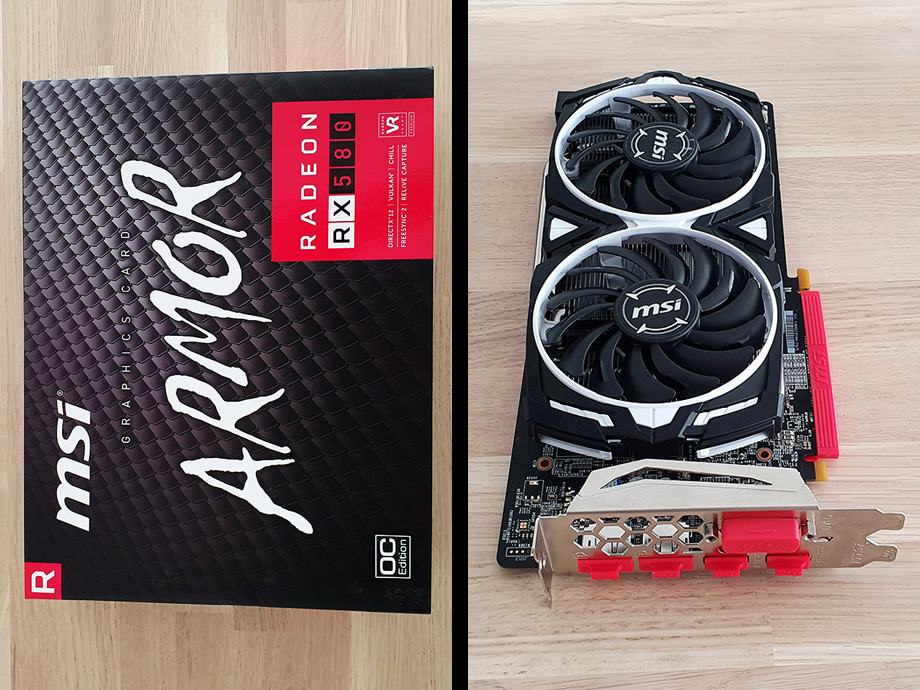 MSI Radeon RX580 Armor OC