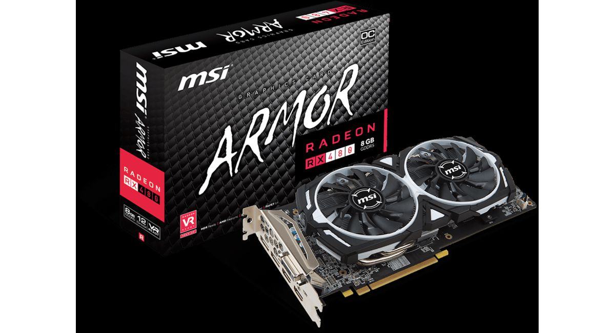 MSI RX 480 ARMOR 8GB OC