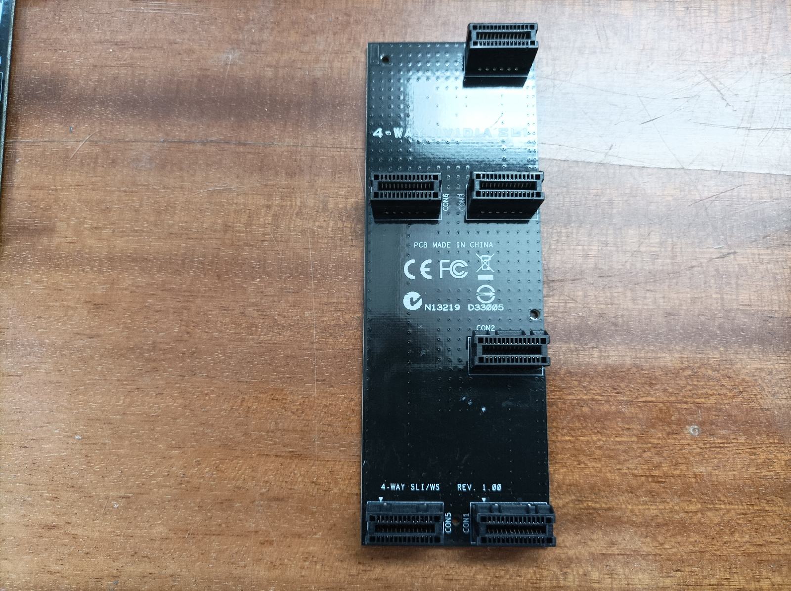 Nvidia Asus 4-way SLI bridge