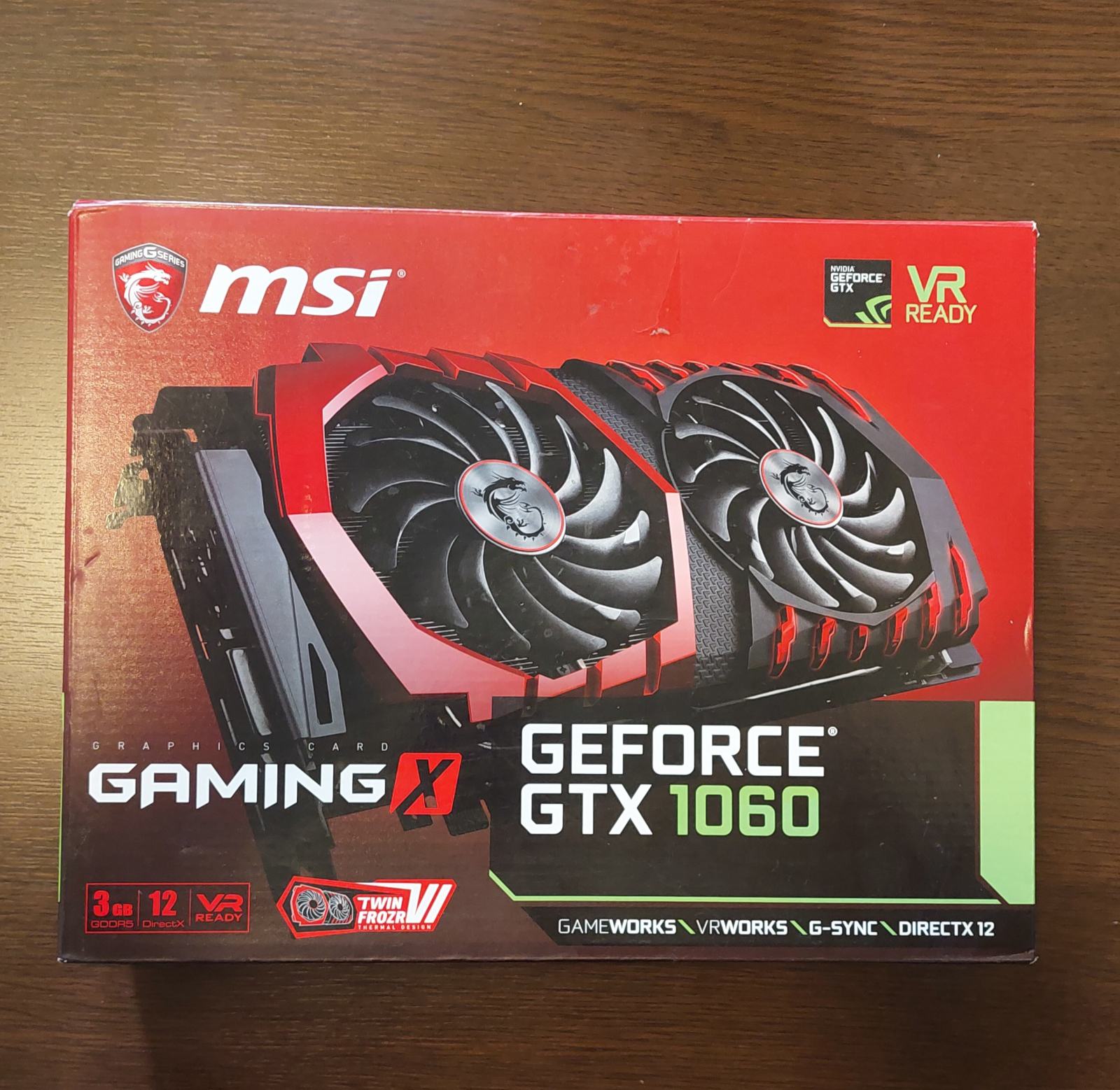 NVIDIA GEFORCE GTX 1060 3G *MSI*