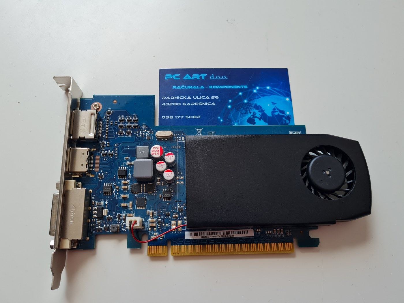 nVidia GF GT 640, 4GB, PCI-E, DVI, HDMI, DP - Račun / R1 / Jamstvo