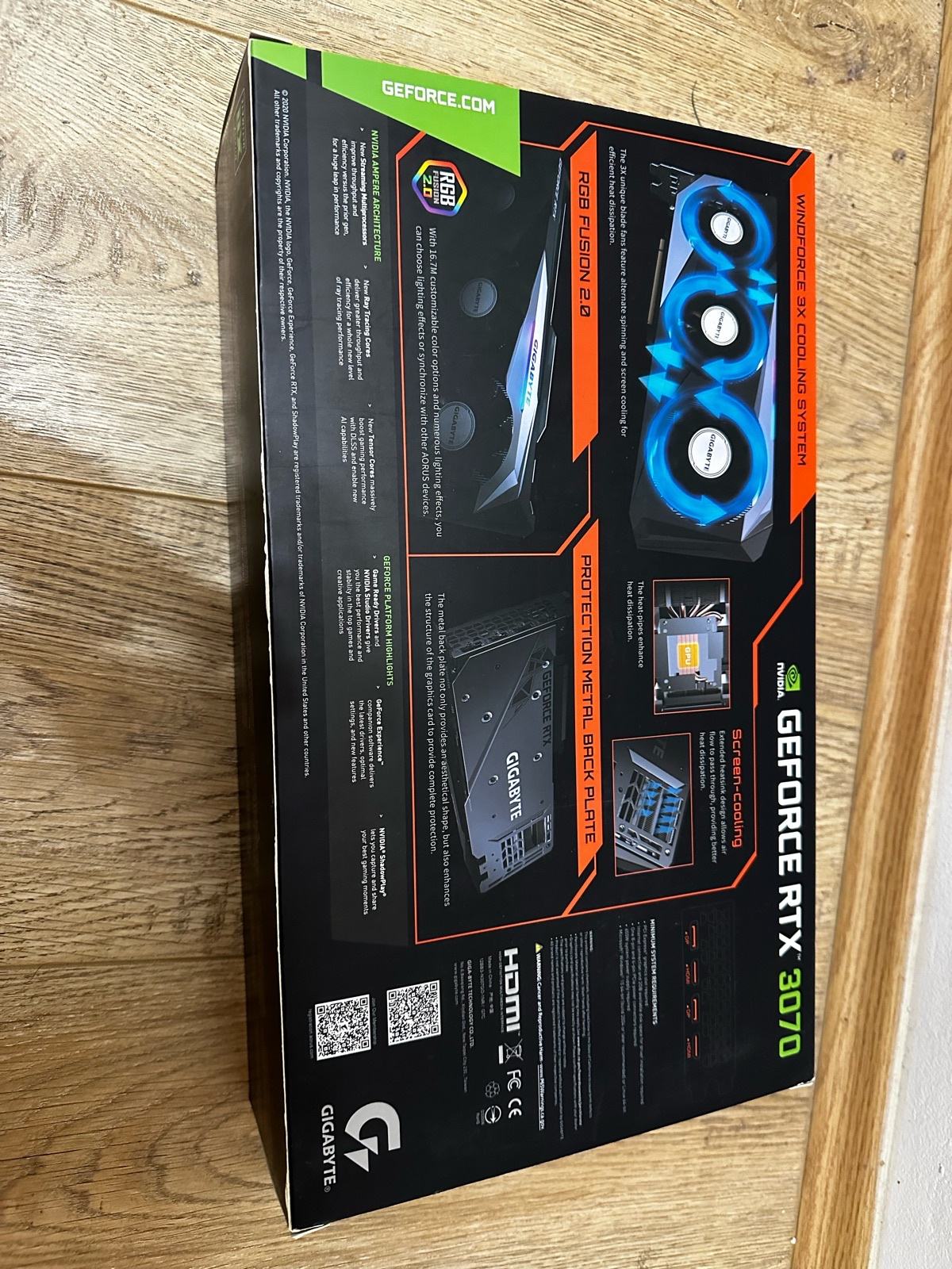 Nvidia Gigavyte RTX 3070 OC Edition