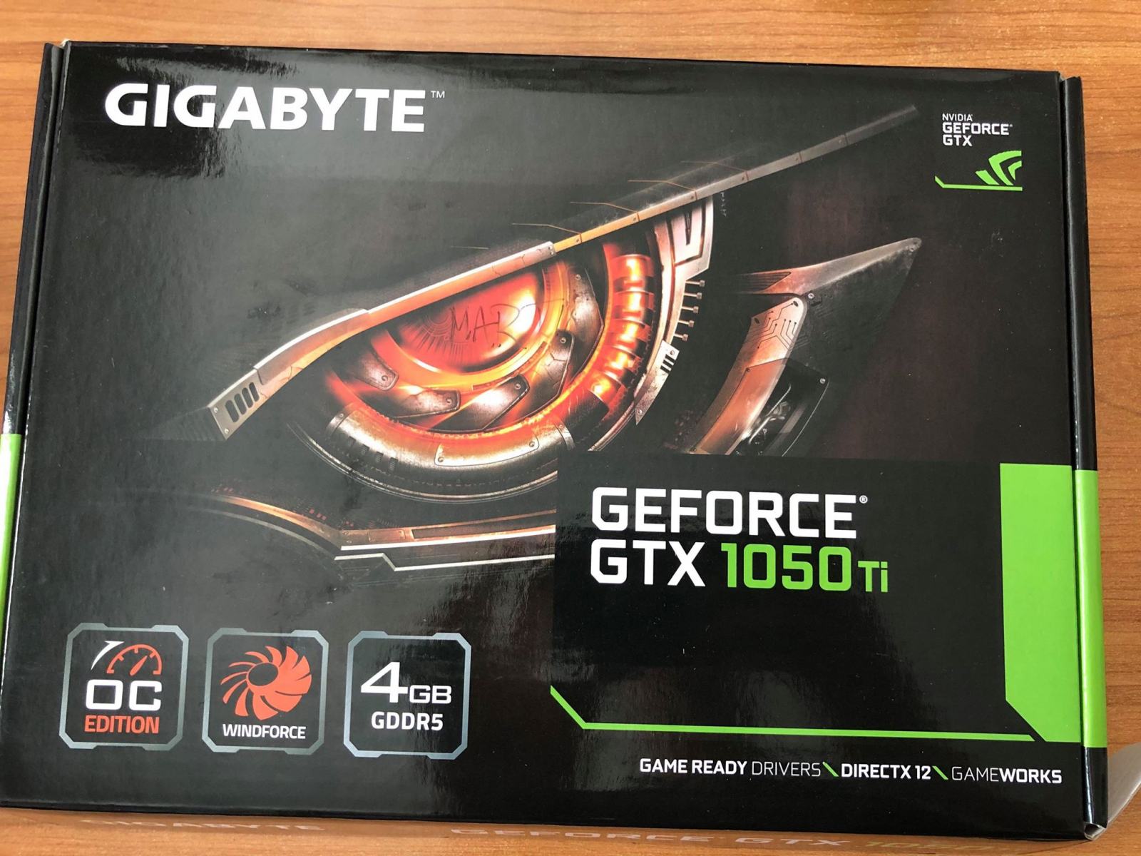 Nvidia GTX 1050 Ti Windforce OC 4GB GDDR5